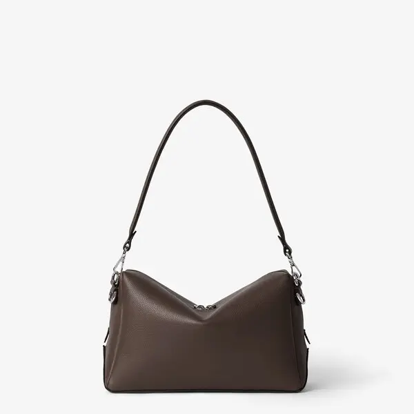 Fendi Lui Chocolate Brown Leather Bag
